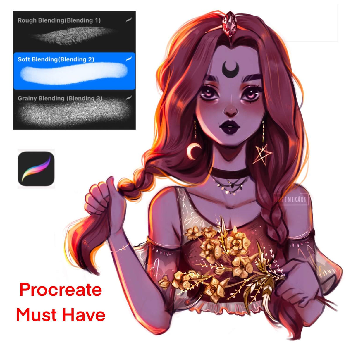 Must Have Procreate Blending Brushes for effective and easy blending(i ...