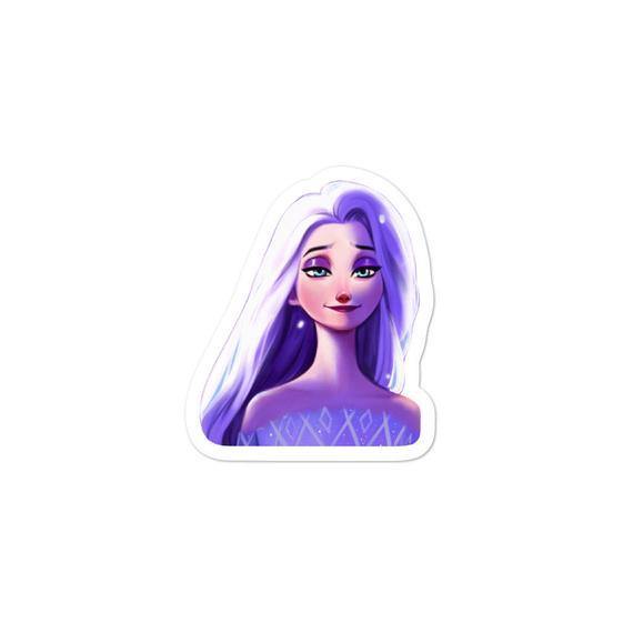 Disney Elsa Vinyl Indoor Sticker – MuzenikArt